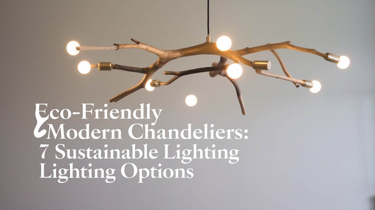 Eco-Friendly Modern Chandeliers: 7 Sustainable Lighting Options