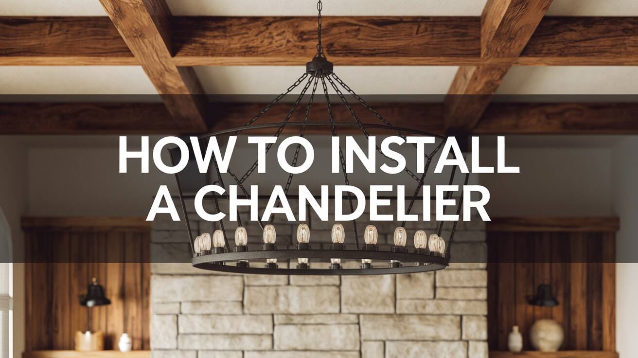 How to Install a Chandelier – Modern Chandelier