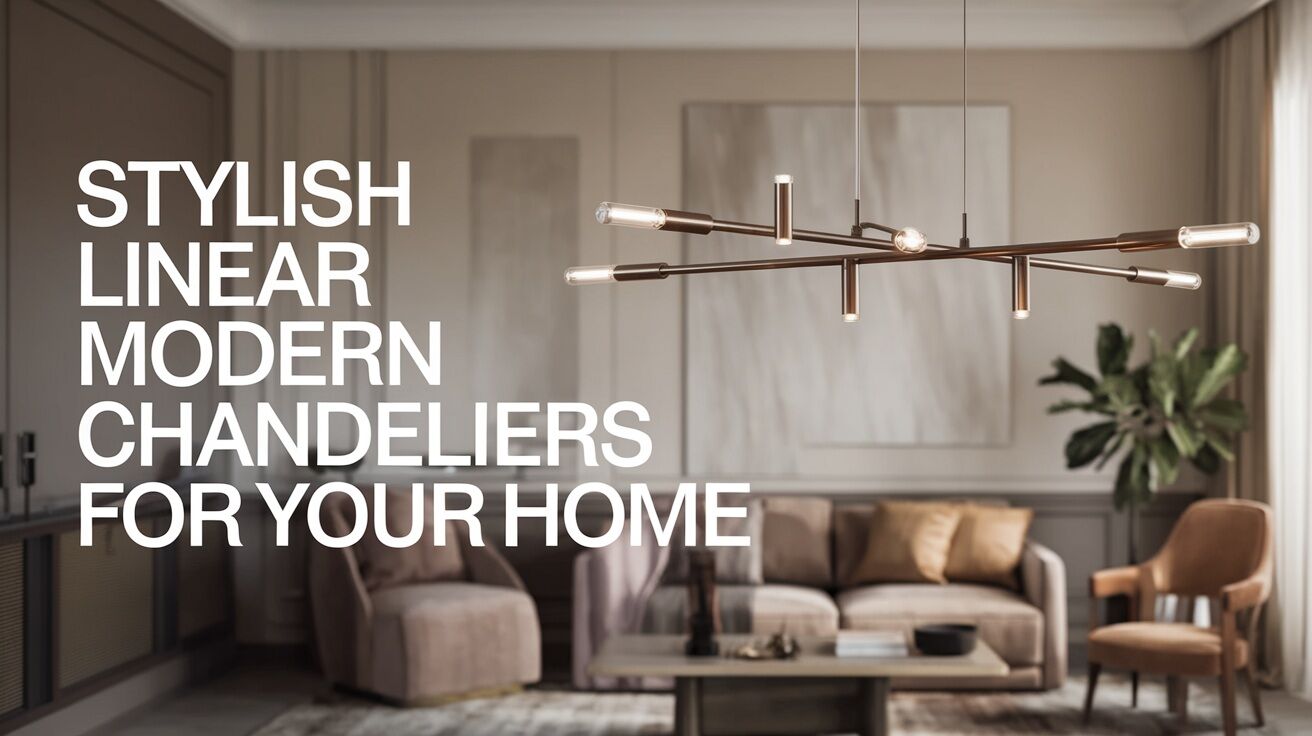 Stylish Linear Modern Chandeliers for Your Home