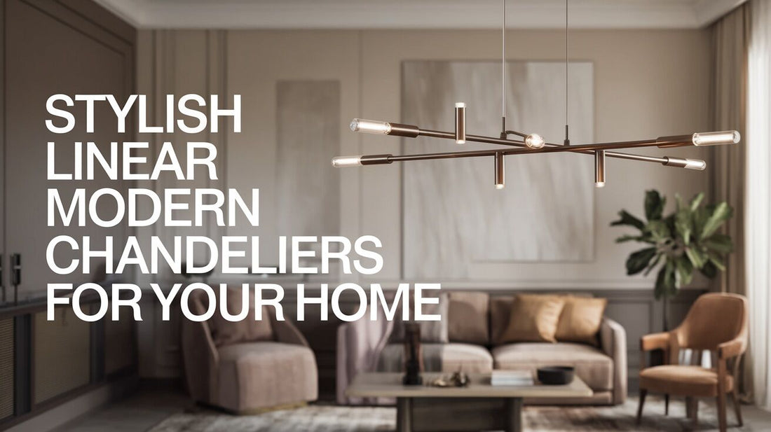 Stylish Linear Modern Chandeliers for Your Home