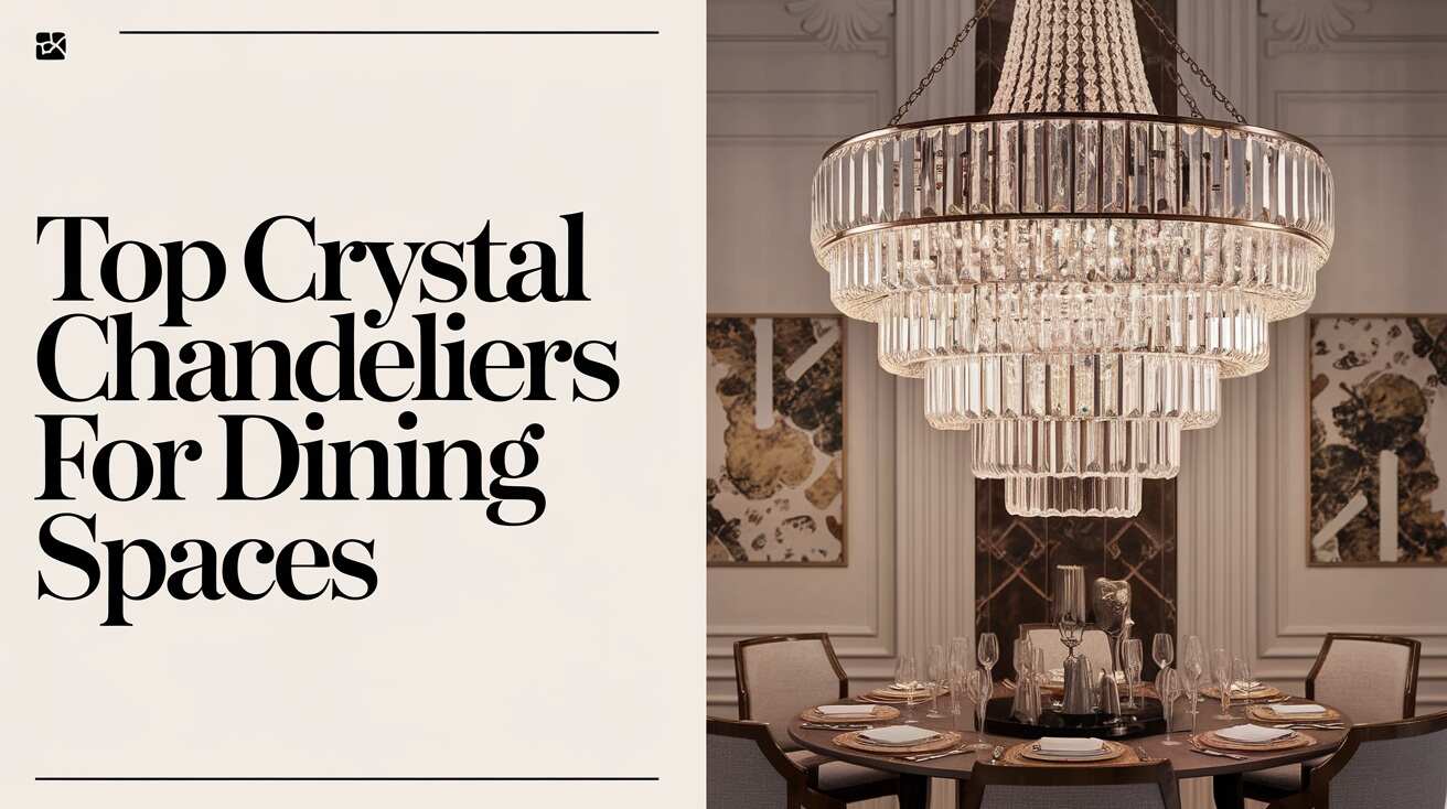 Top Crystal Chandeliers for Dining Spaces – Modern Chandelier