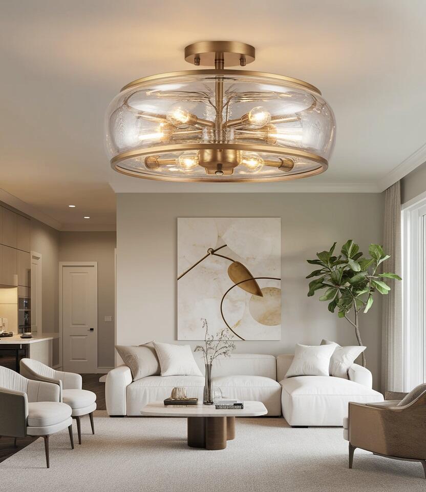 Flush Mount Chandeliers - Modern Chandelier